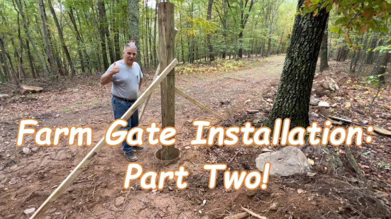Farm Gate Installation: Part Two! - YouTube