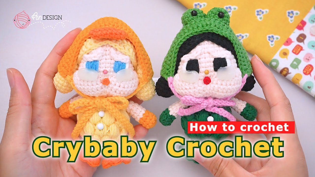 How to Crochet Crybaby 2 – Free Crying Again Series II | Duck you ...