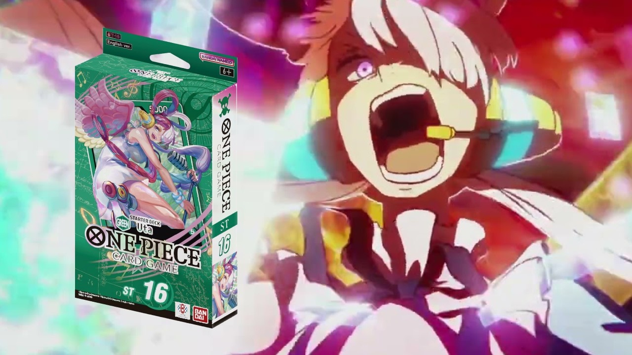 UTA green - ST 16 One piece Card game Unboxing - YouTube