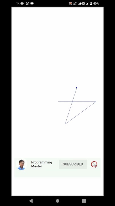 Draw a star using python turtle #shorts #python - YouTube