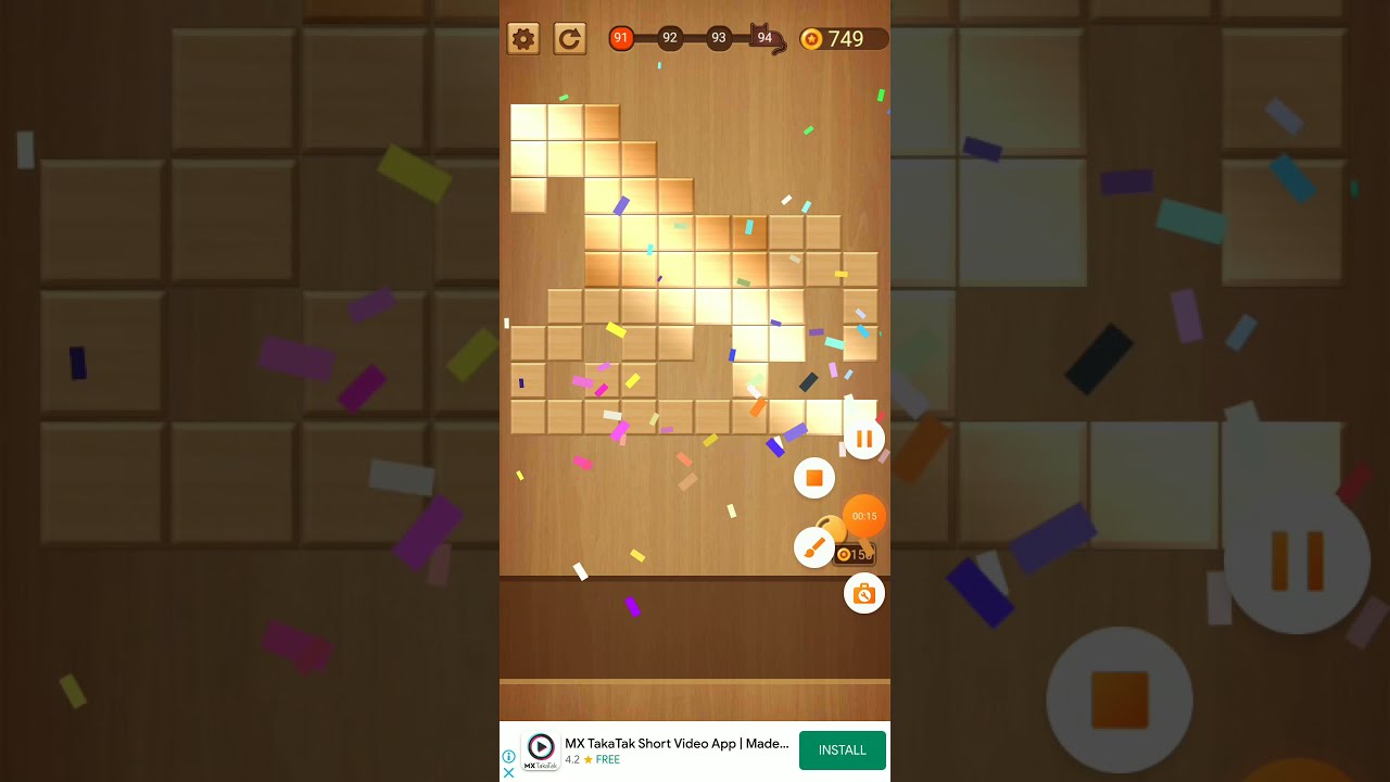 HIGH IQ BlockPuz:JIGSAW PUZZLES & WOOD BLOCK PUZZLE GAME||LEVEL 91 ...