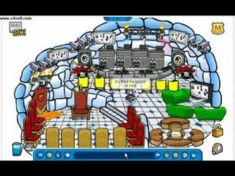 Awesome club penguin house - YouTube