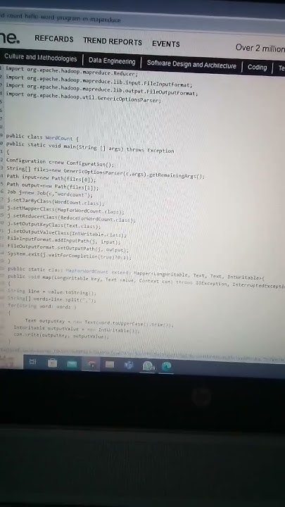 Word Count Problem With Mapreduce And Java Java Coding Hackerrank Bigdata Datascientist
