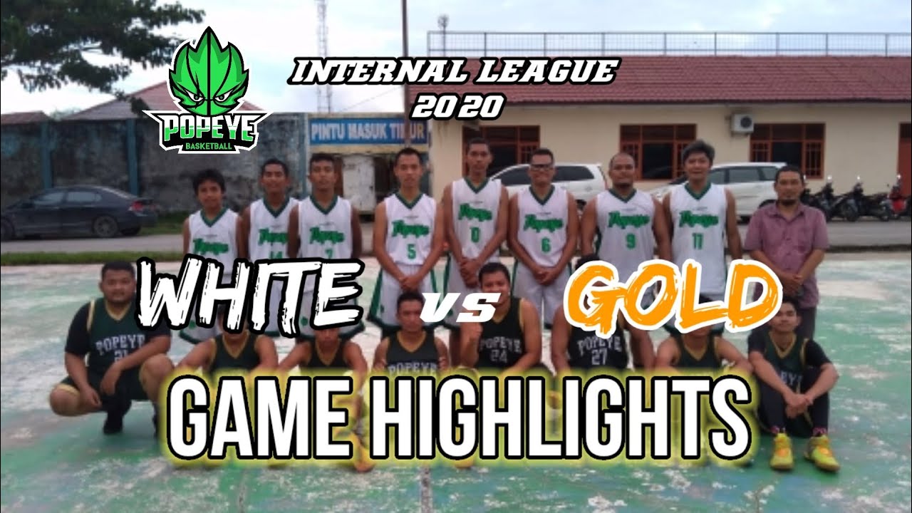 Popeye Gold vs Popeye White - Full Game Highlights | Popeye Basketball ...