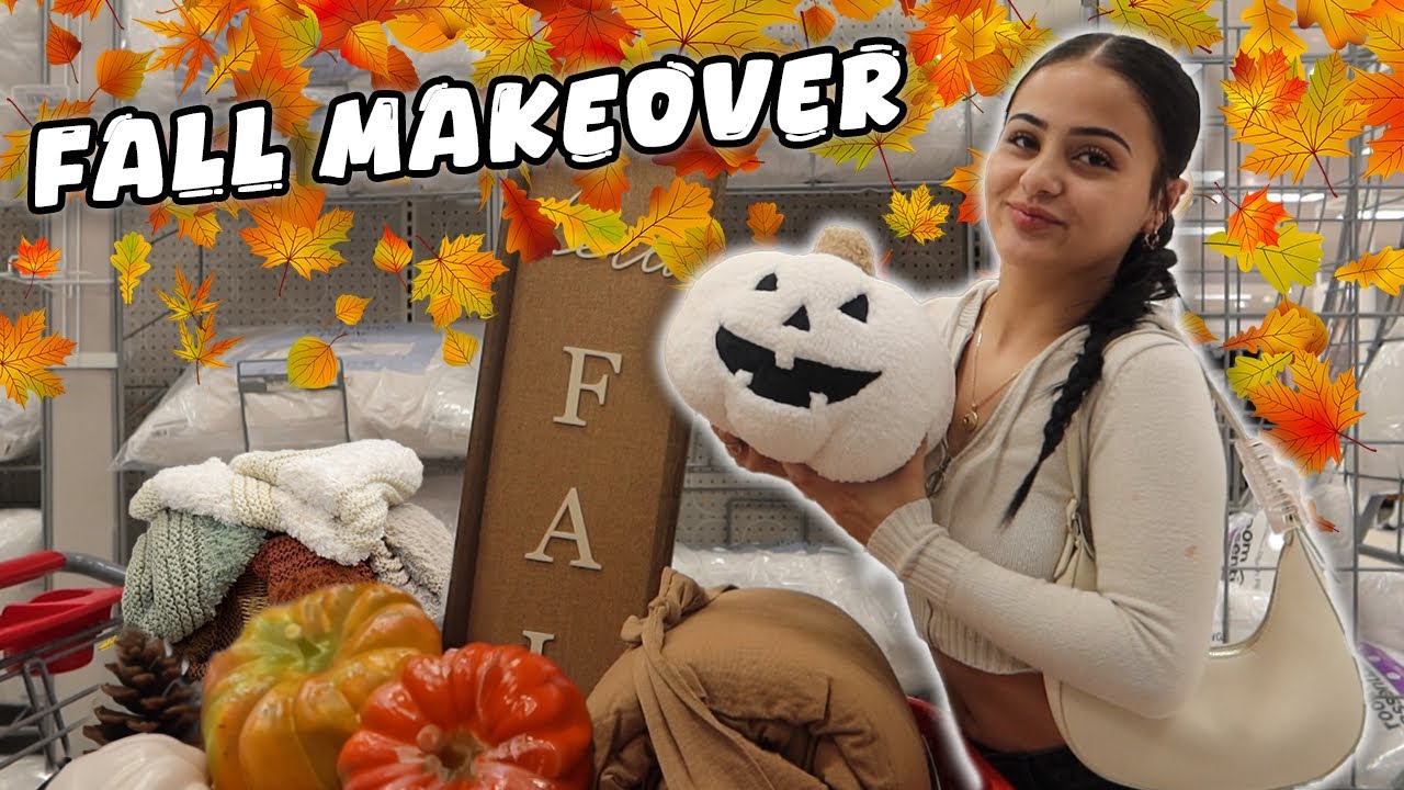FALL MAKEOVER | target shopping, decorating - YouTube