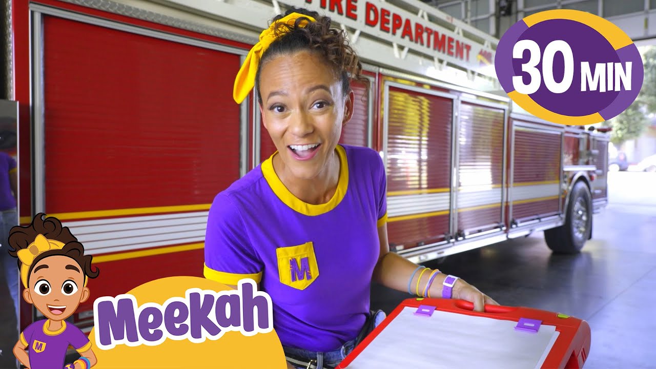 Fire Truck Drawing Time! 🚒 ️ Learn and Create with Meekah | Blippi and ...