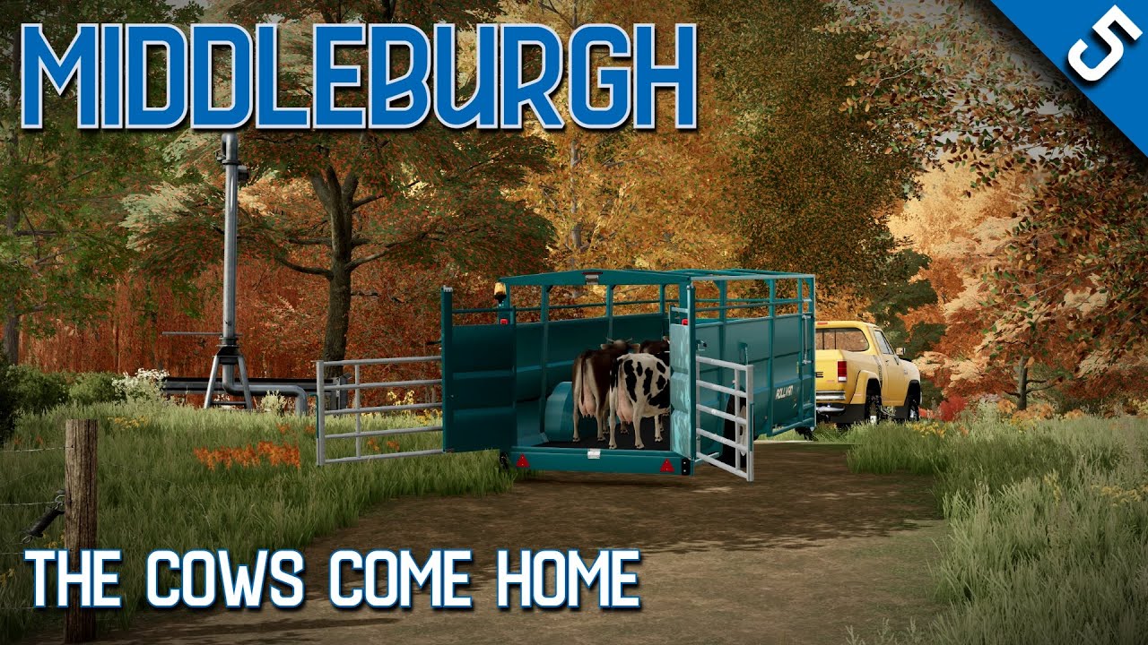 The Cows Come Home | Middleburgh FS22 | Episode 5 #fs22 - YouTube