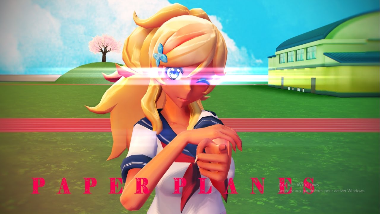 【MMD】Paper Planes【Yandere Simulator】 - YouTube