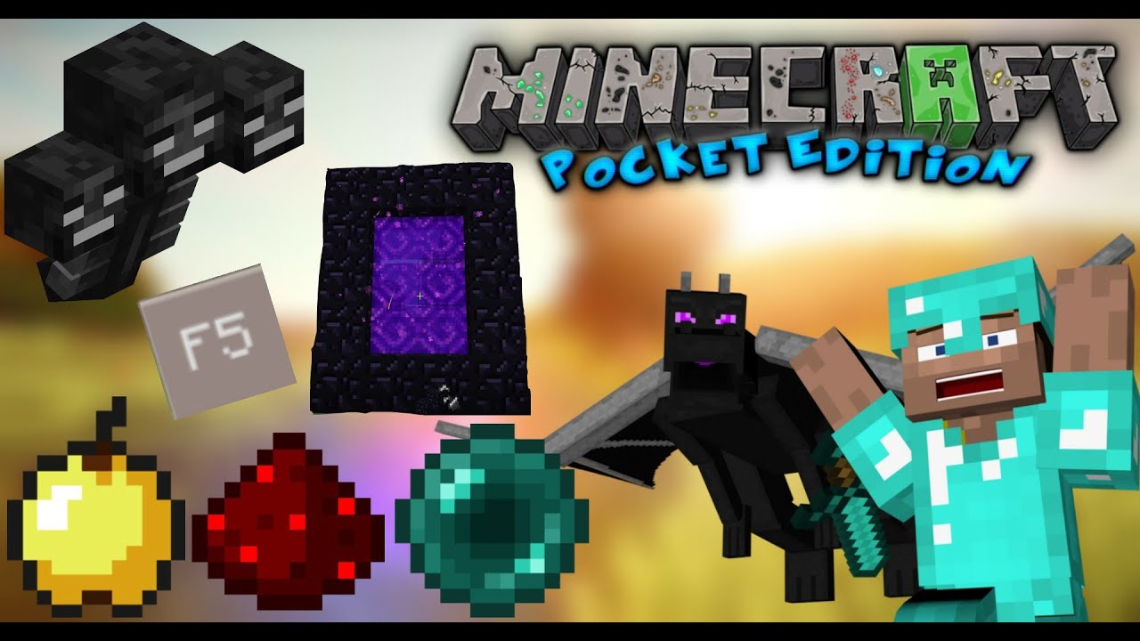 Minecraft Pe › Mod Pack // Authentic Pc • Nether , The End , Wither ...