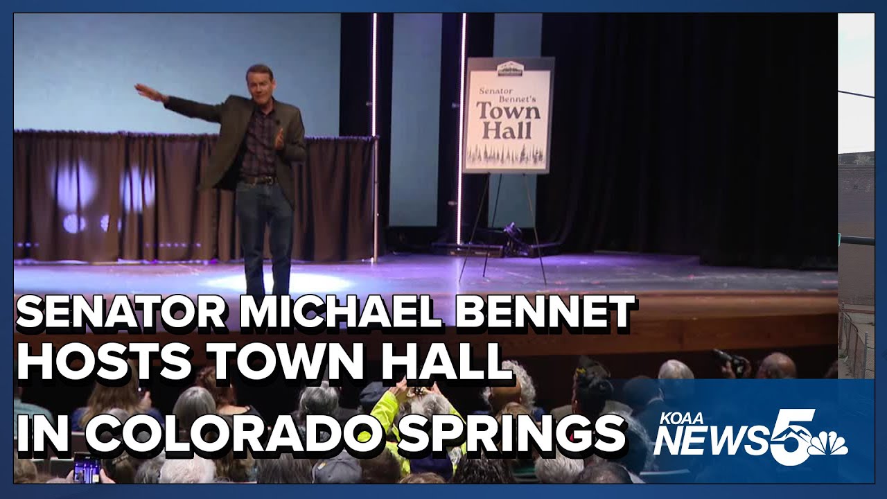 Senator Michael Bennet hosts townhall in Colorado Springs Thursday ...