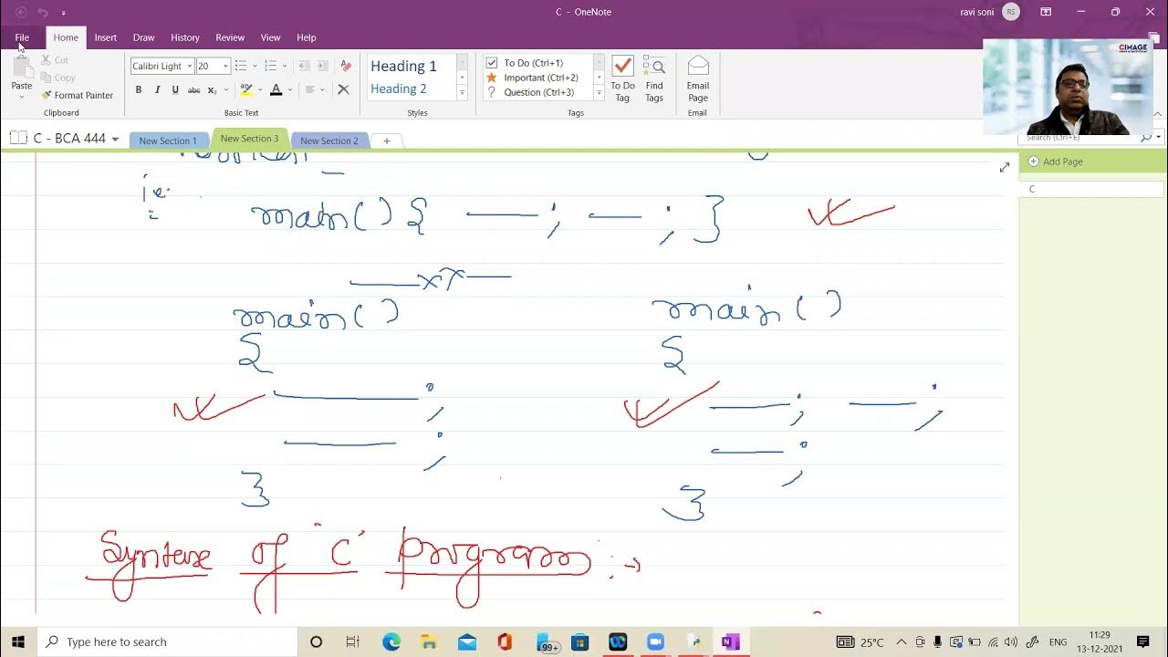 PYTHON PROGRAMMING, 13/12/21 BY RAVI KR. SONI - YouTube
