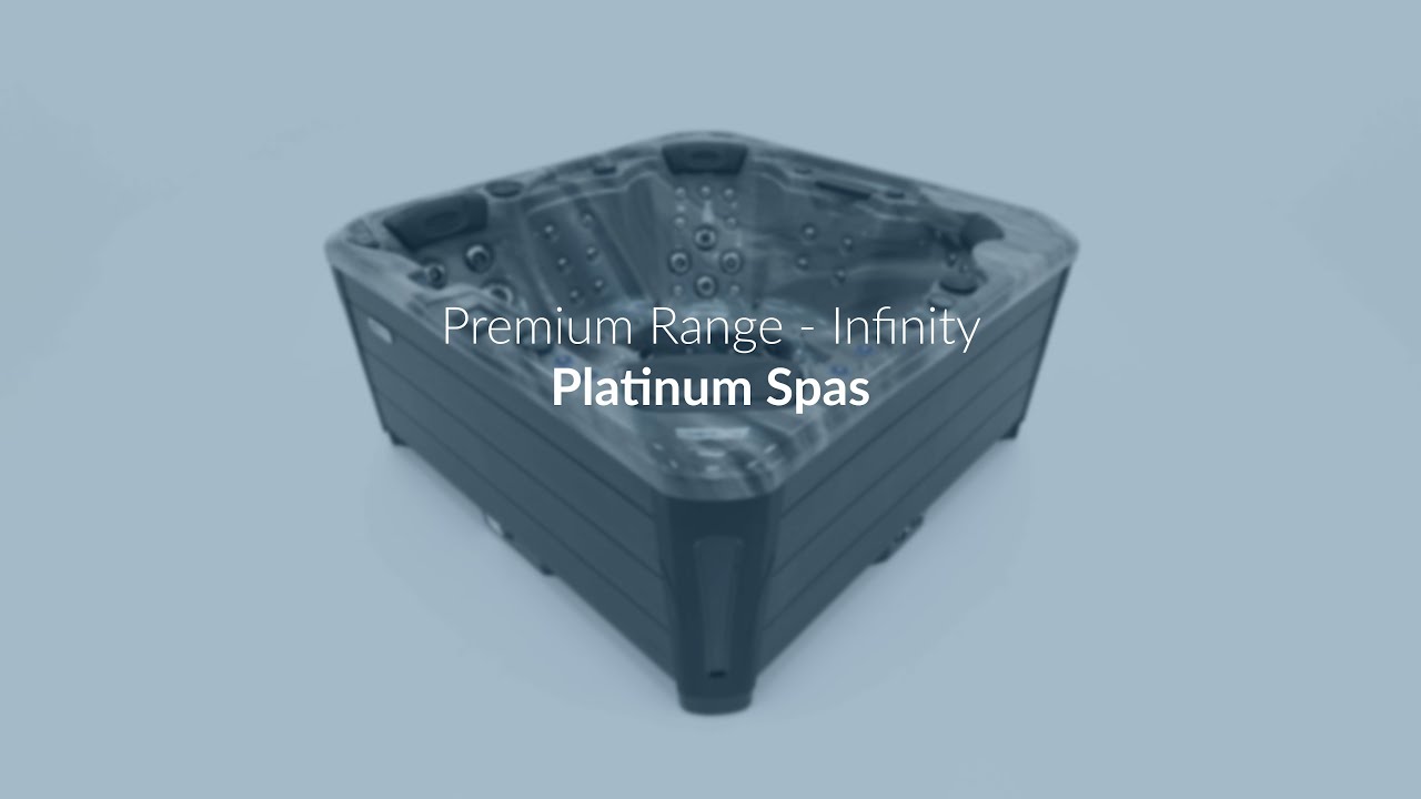 Platinum Spas | Premium Range | Infinity hot tub - YouTube