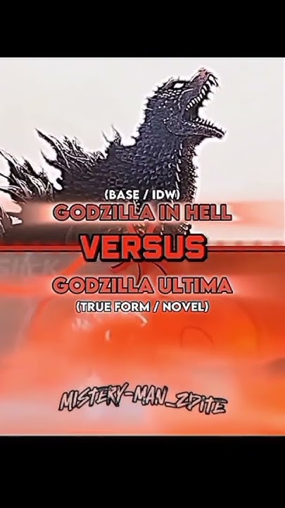 Godzilla in hell base vs Godzilla última true form novel, gracias @Battle_Wings_Edits por ...