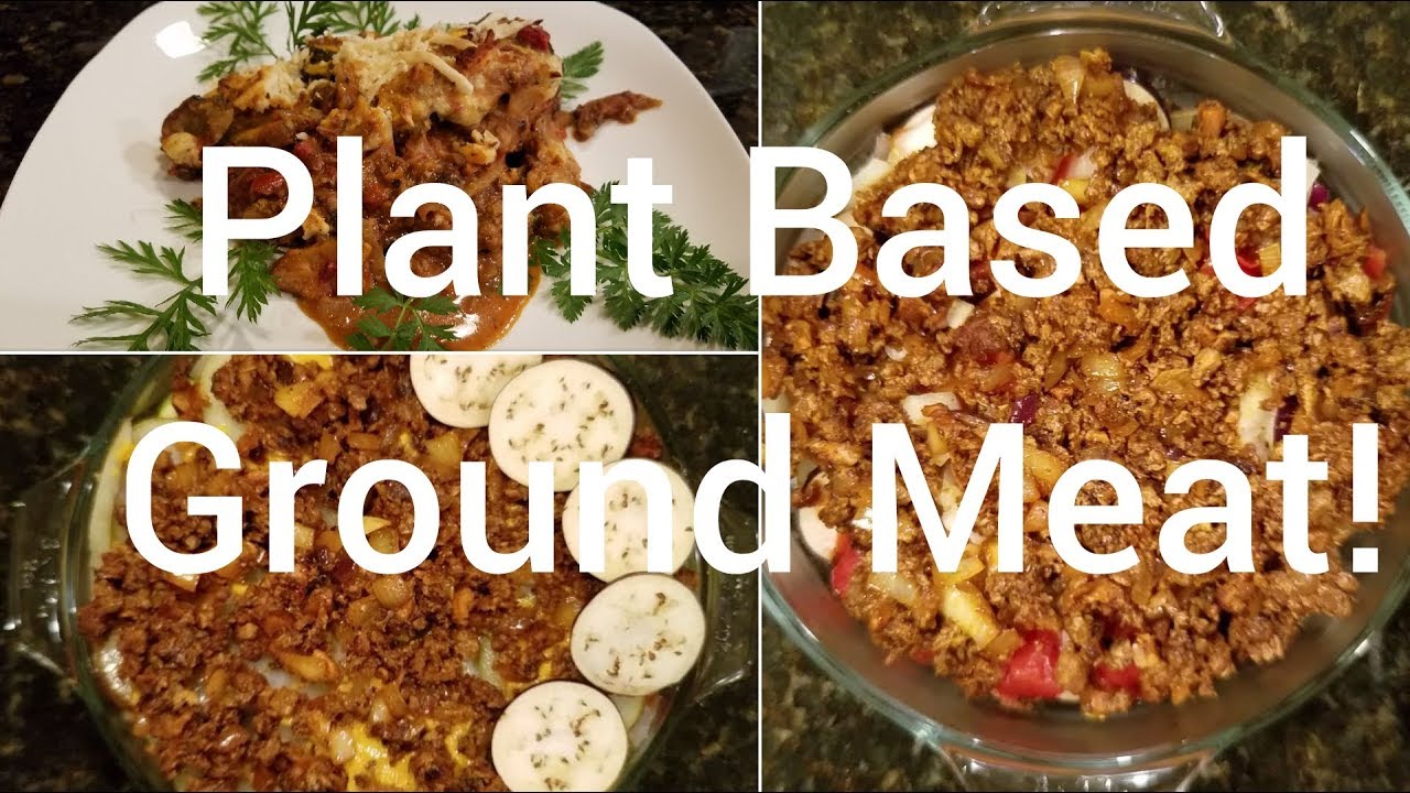 Delicious Vegan Plant Based Ground Meat - YouTube