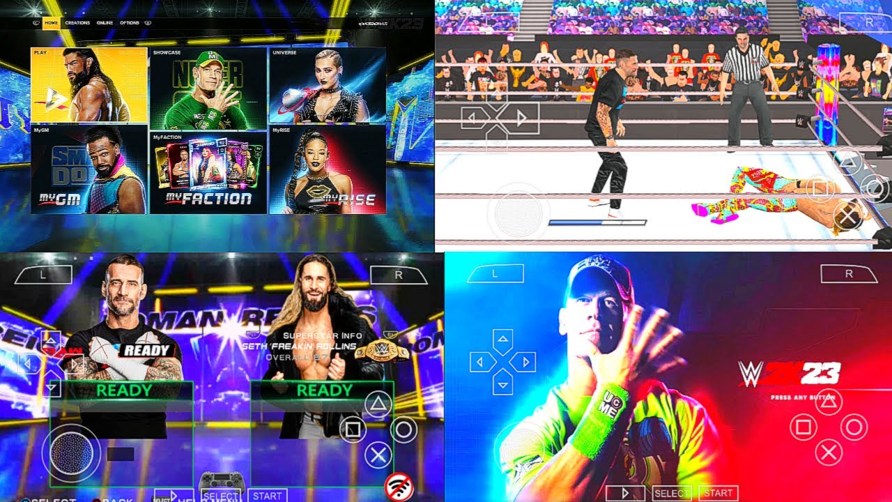 WWE 2K23 PSP GAMEPLAY - YouTube