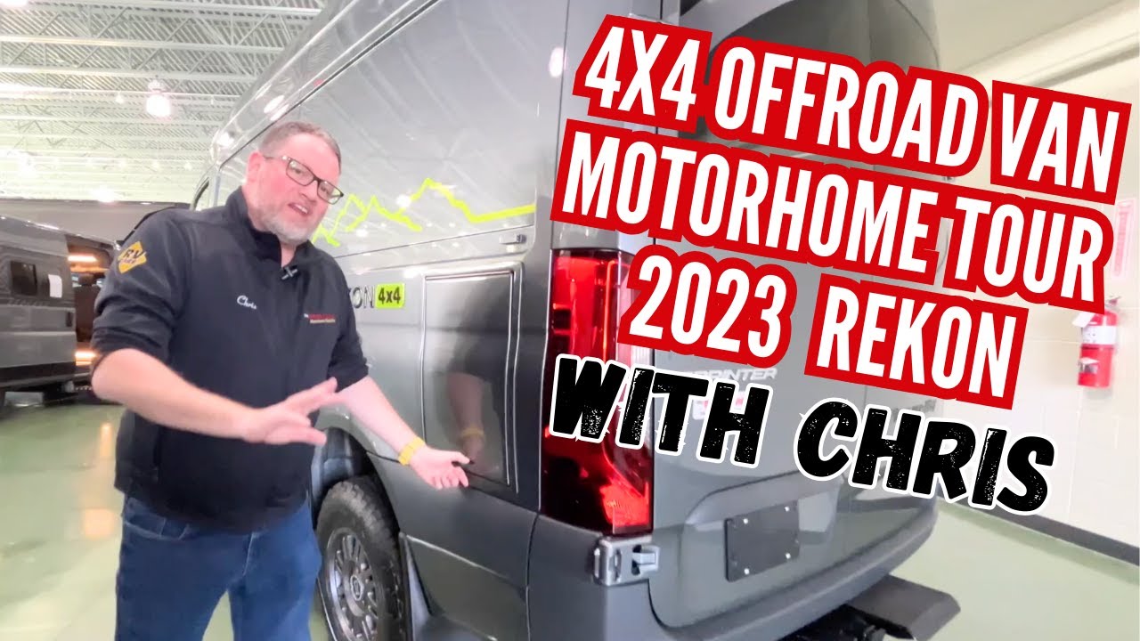 4X4 OFF-ROAD VAN MOTORHOME! 2023 Pleasure-Way Rekon Tour - YouTube
