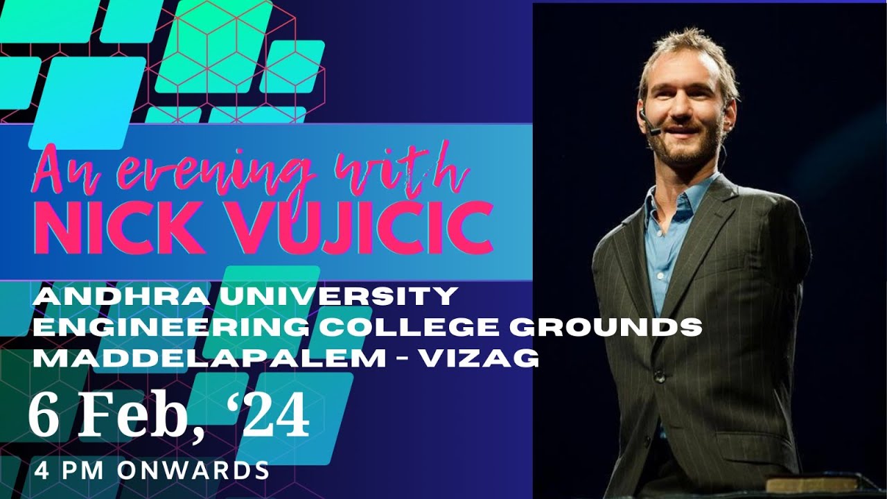 A Motivational Evening For Youth |Nick Vujicic, world's Renowned ...