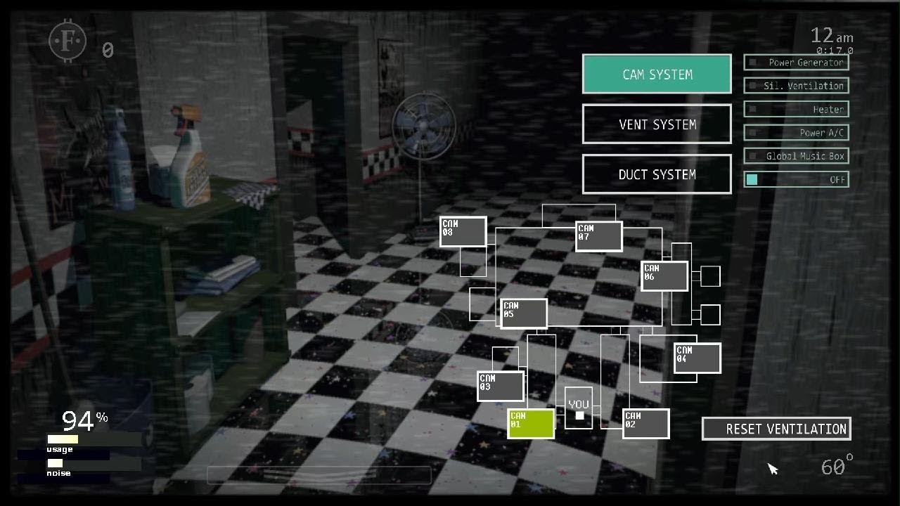 Ultimate custom night playstation controls - YouTube