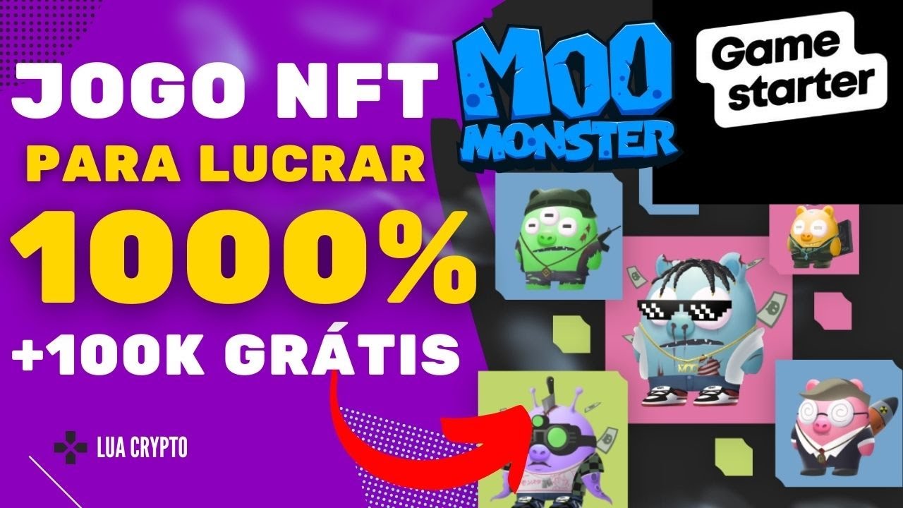 MOO MONSTER - NOVO JOGO NFT GRATUITO PARA LUCRAR MUITO +100k GRÁTIS ...