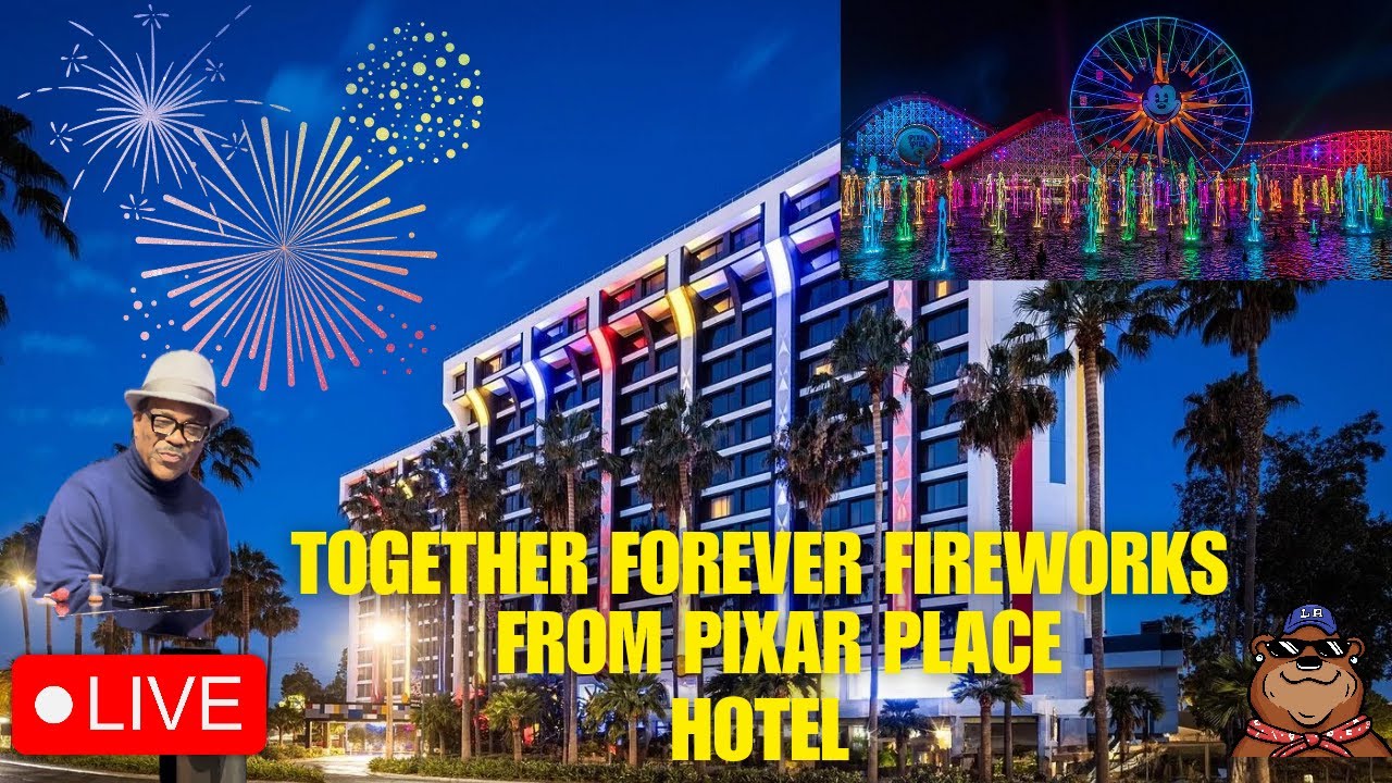 🔴 Live: Monday Stream at Disneyland! Together Forever from Pixar Place ...
