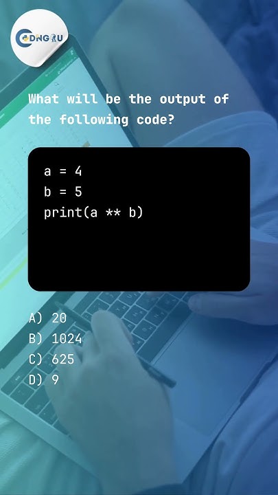 Python MCQ: Exponentiation Operator #python #pythonMCQ #pythoncoding # ...