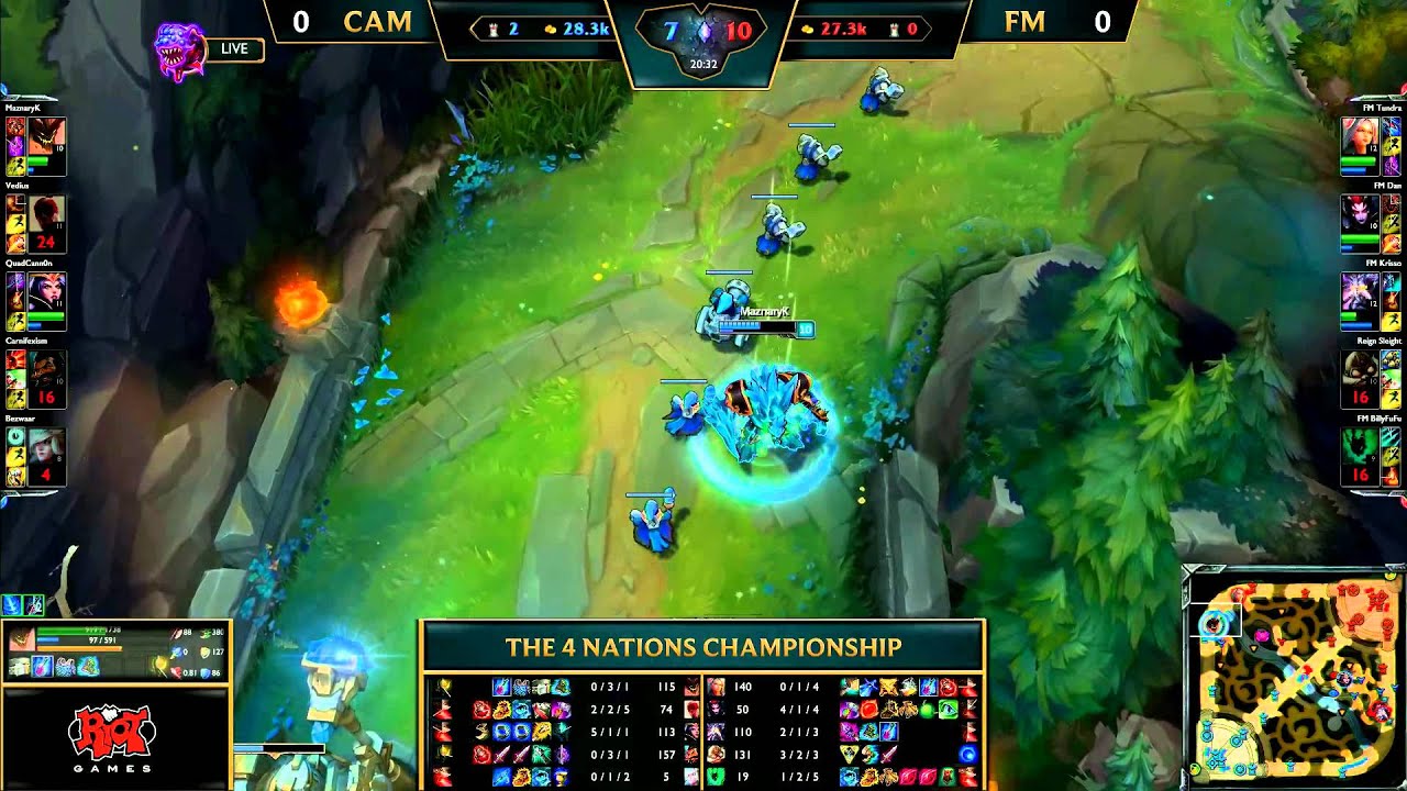 Cambridge Dongers vs FM eSports | 4 Nations LOL Tournament Qualifiers ...