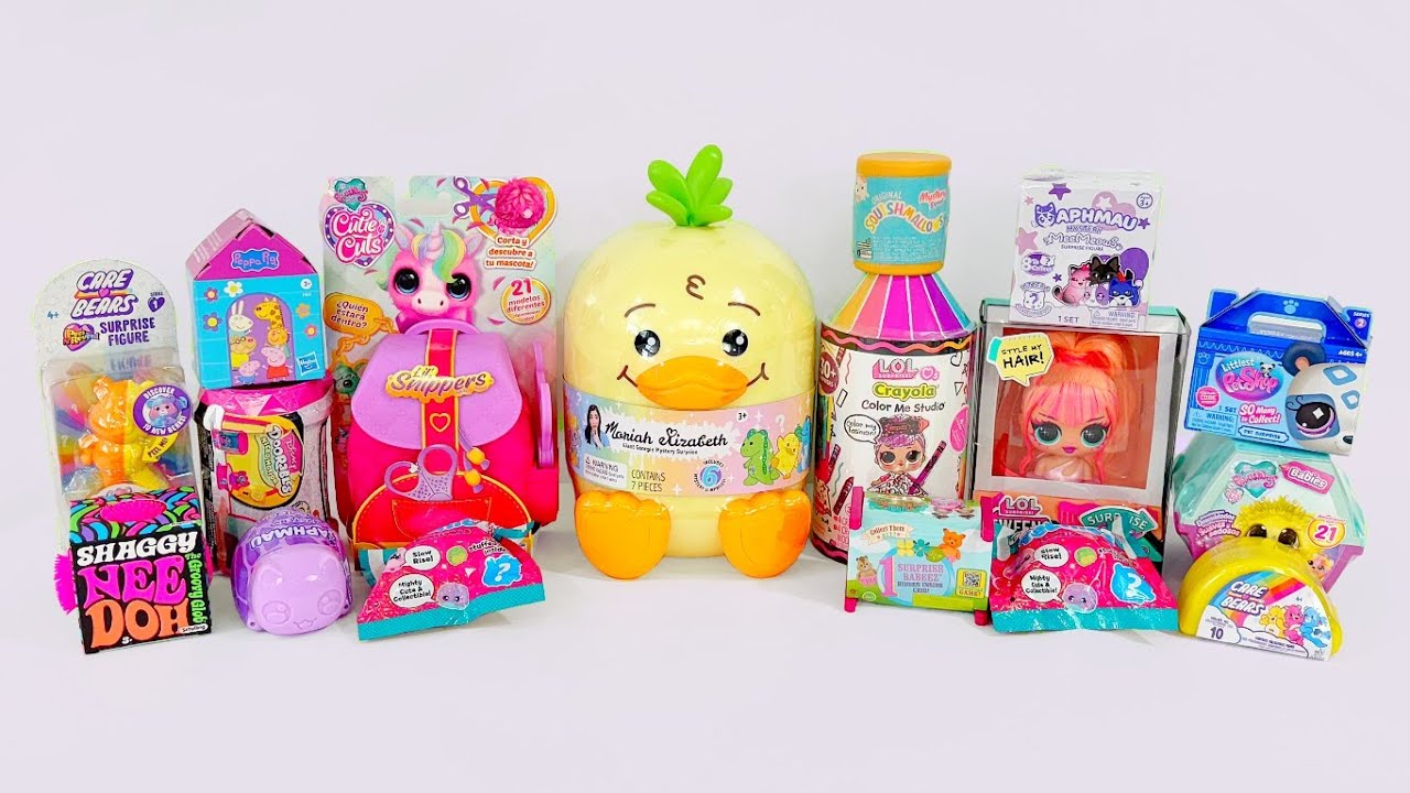 ASMR 60+ Minutes Unboxing Mystery Toys Oddly Satisfying Unboxing ...