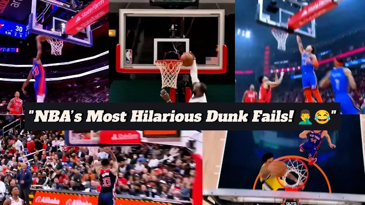 NBA’s Most Hilarious Dunk Fails! #nba #video - YouTube