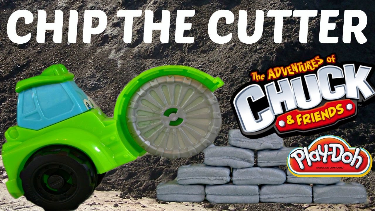 PLAY DOH TONKA CHIP THE CUTTER Chuck & Friends DIGGIN’ RIGS Fun With ...