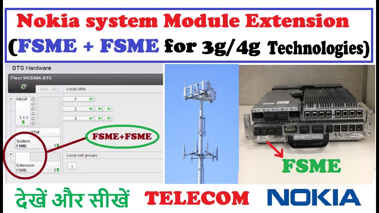 Nokia system Module Extension || FSME + FSME (for 3g/4g Technologies ...