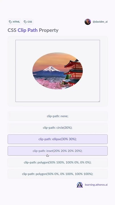 Clip Path Html Htmlcss Coding Html5 Webdesign Css3 Webdevelopment Python Css