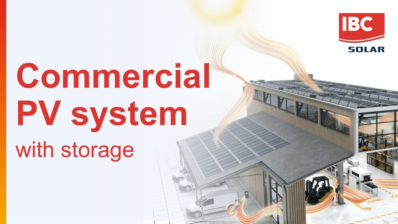 Commercial photovoltaic system with storage (peak shaving) | IBC SOLAR ...