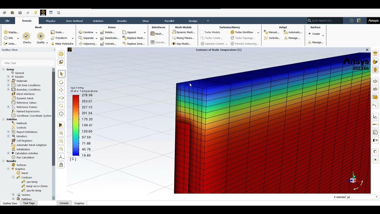 How to refine your mesh inside the Ansys Fluent - YouTube