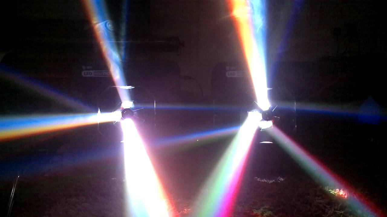 new lights QTX LED NEUTRON X 2 - YouTube