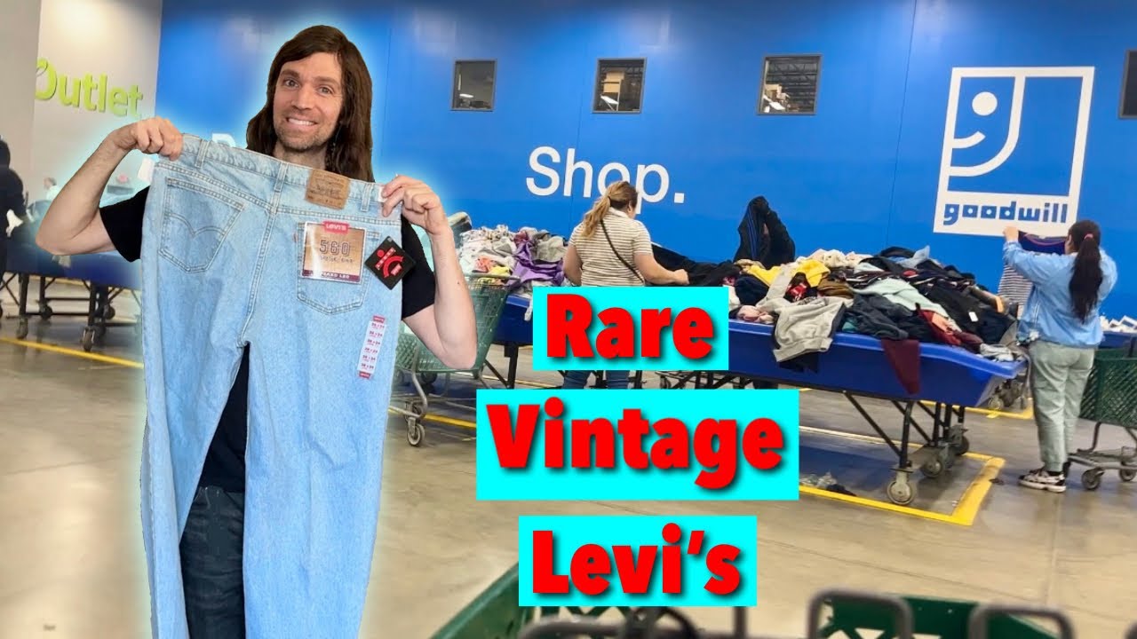 Giant Bins Haul To Resell On eBay - Rare Vintage Levi’s - YouTube