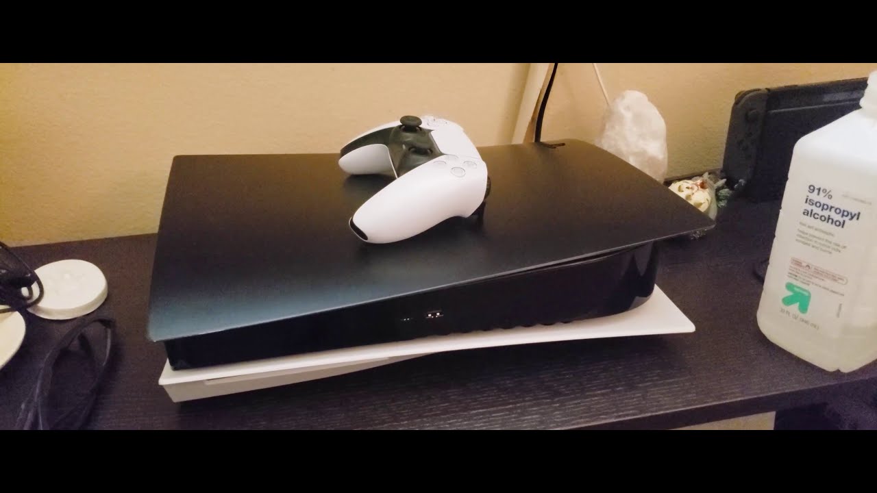 Painting my PlayStation 5 Black with PlastiDip! Color Scheme: INVERTED ...