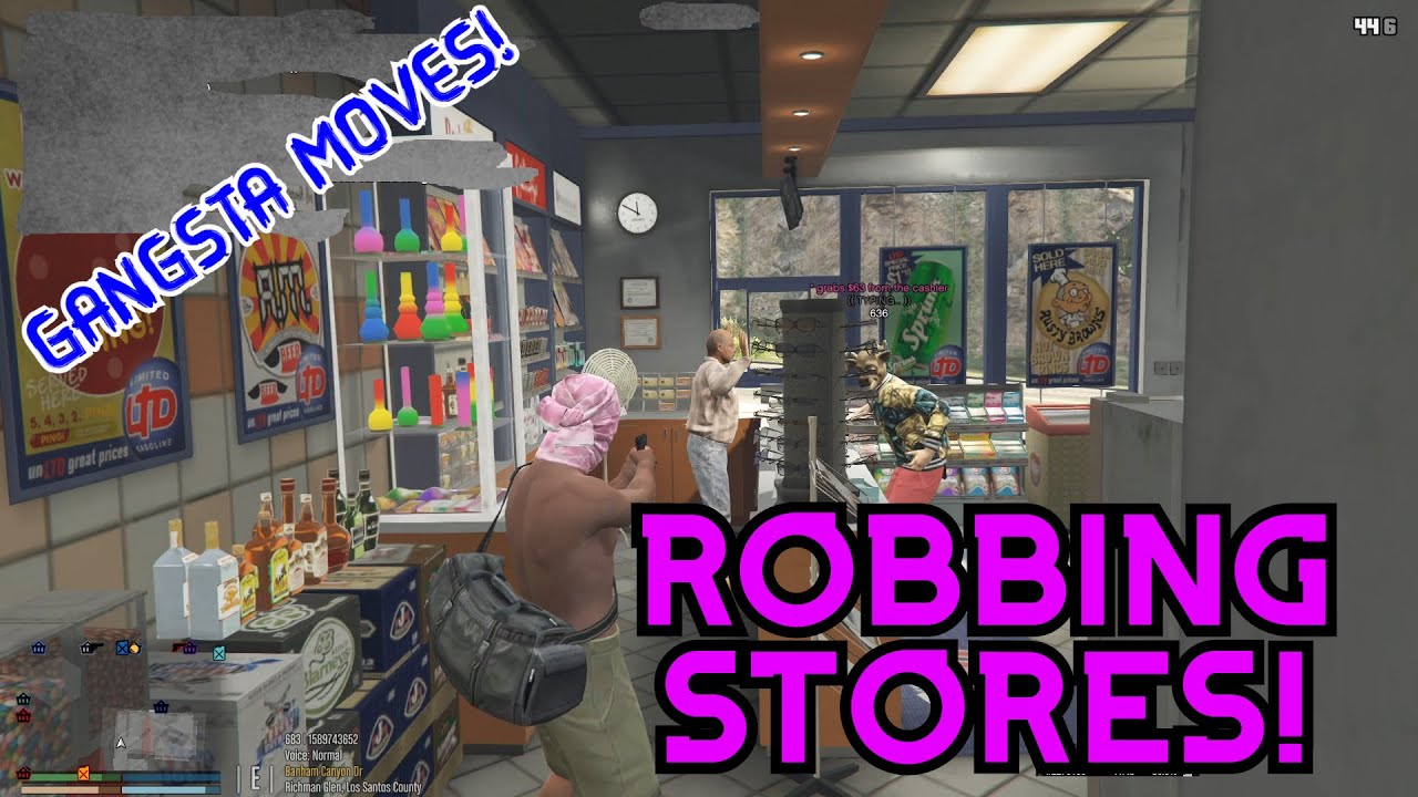 GTA RP: Robbing Stores (Eclipse RP) - YouTube
