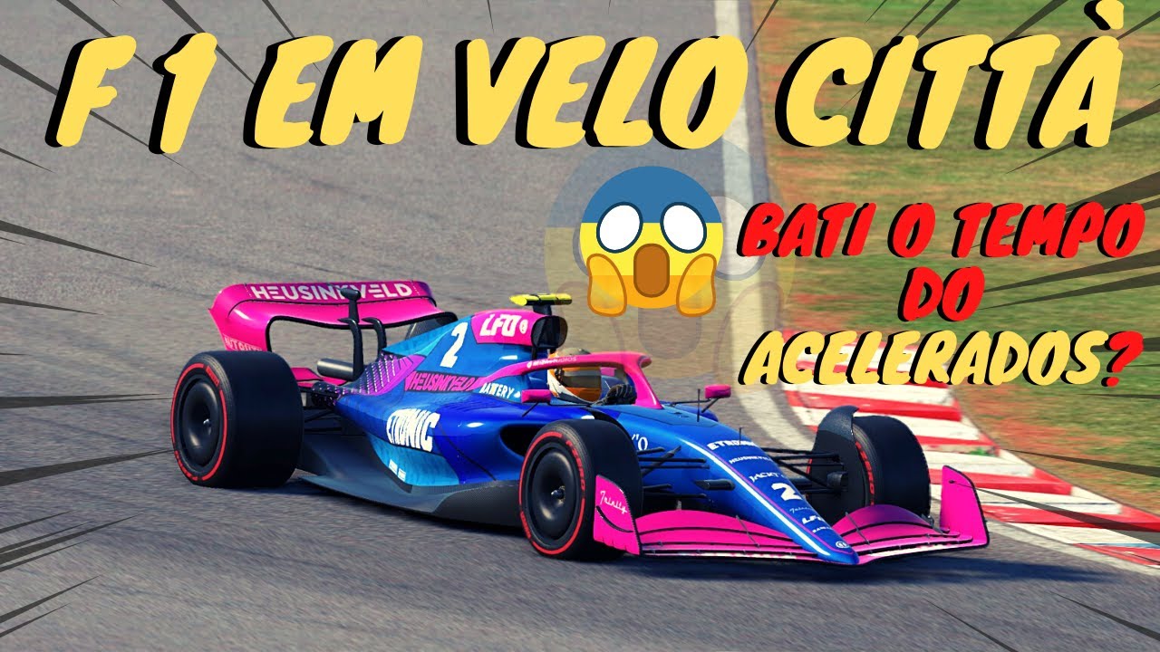 VOLTA RÁPIDA DE F1 EM VELO CITTÀ, BATI O TEMPO DO GERSON DO @Acelerados ...