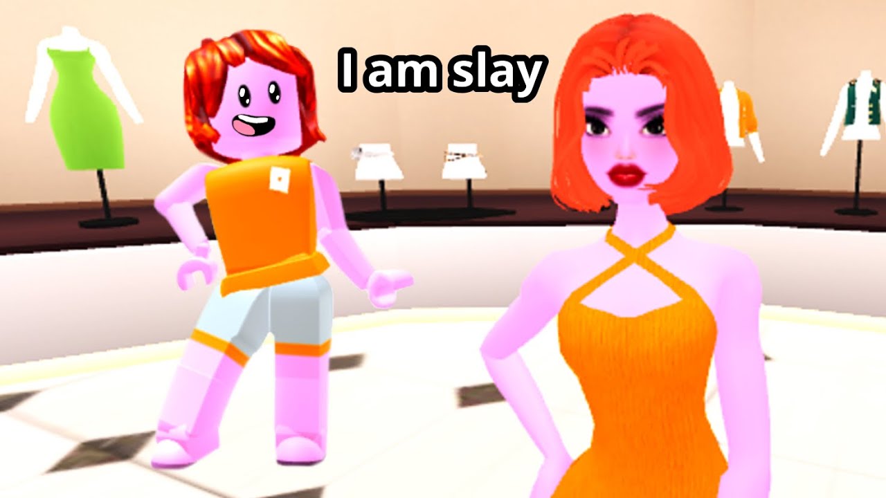 Roblox slay the runway… - YouTube