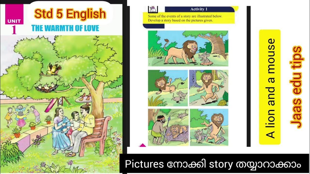 class5 English unit1/A lion and a mouse/The warmth of love/The dot& picture story/The mouse & a ...