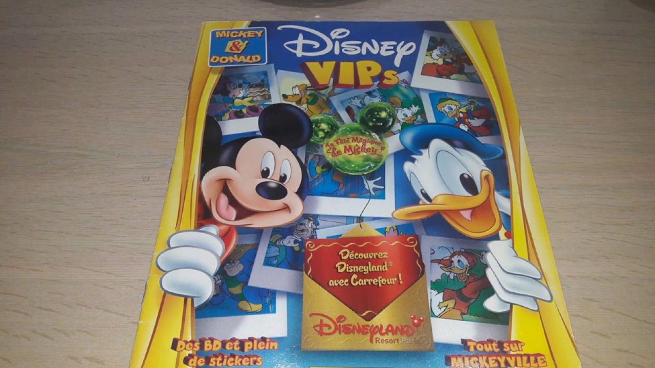 Panini 2005 COMPLETE Disney Vips Mickey & Donald sticker album review ...