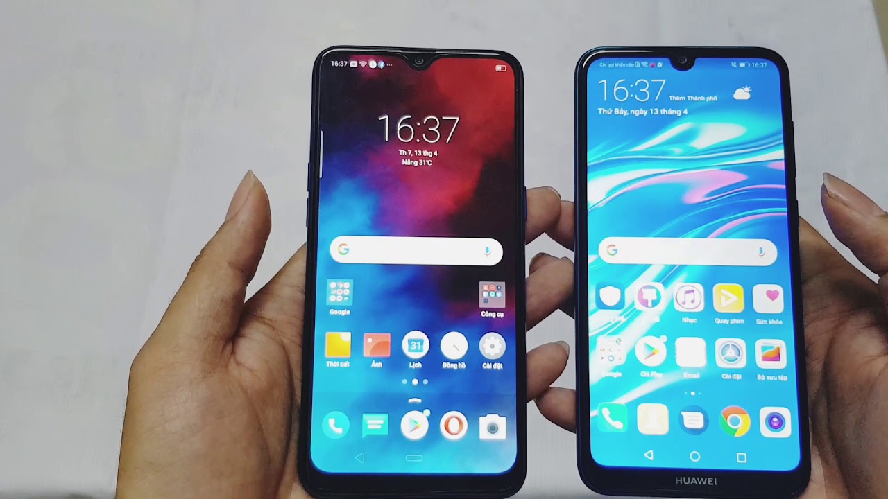 So sánh Realme 3 vs Huawei Y7 Pro 2019: Thiết kế giống - hiệu năng khác ...