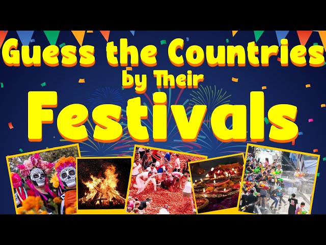 Top 10 Festivals Around The World -…: English ESL video lessons