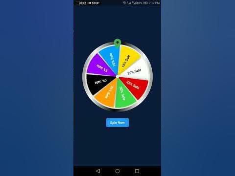 Spinning Wheel In Flutter - YouTube