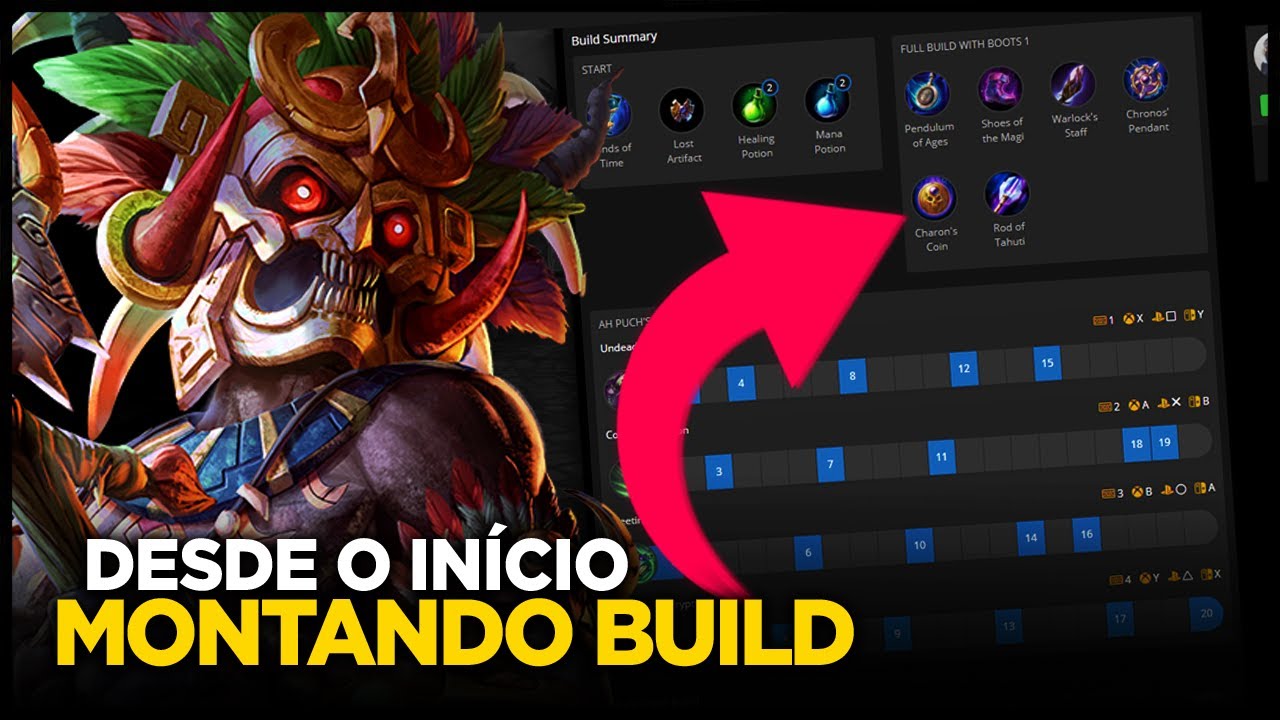 Como montar uma BUILD no SMITE! - AH PUCH - YouTube