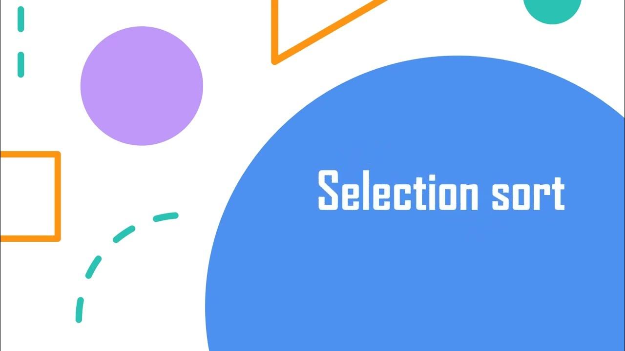 Selection sort - YouTube