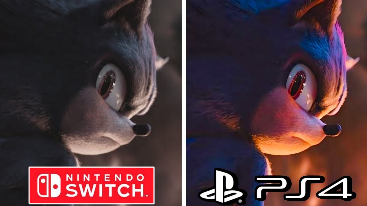 Sonic the Hedgehog 3 PS4 vs Nintendo Switch Graphics Comparison - YouTube