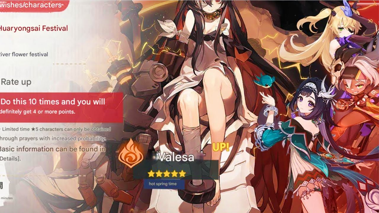 New Update! A new female character, Valesa, will appear in Natlan ...