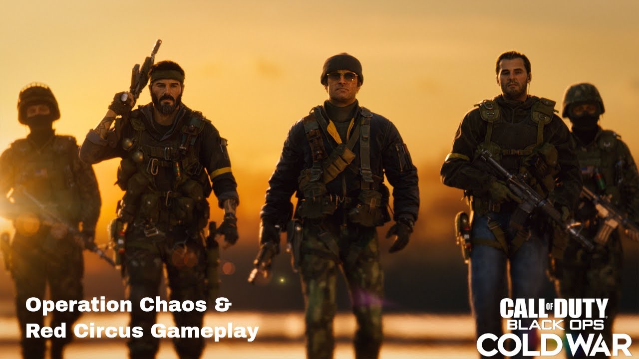 Call of Duty Black Ops Cold War-Operation Chaos & Red Circus gameplay ...