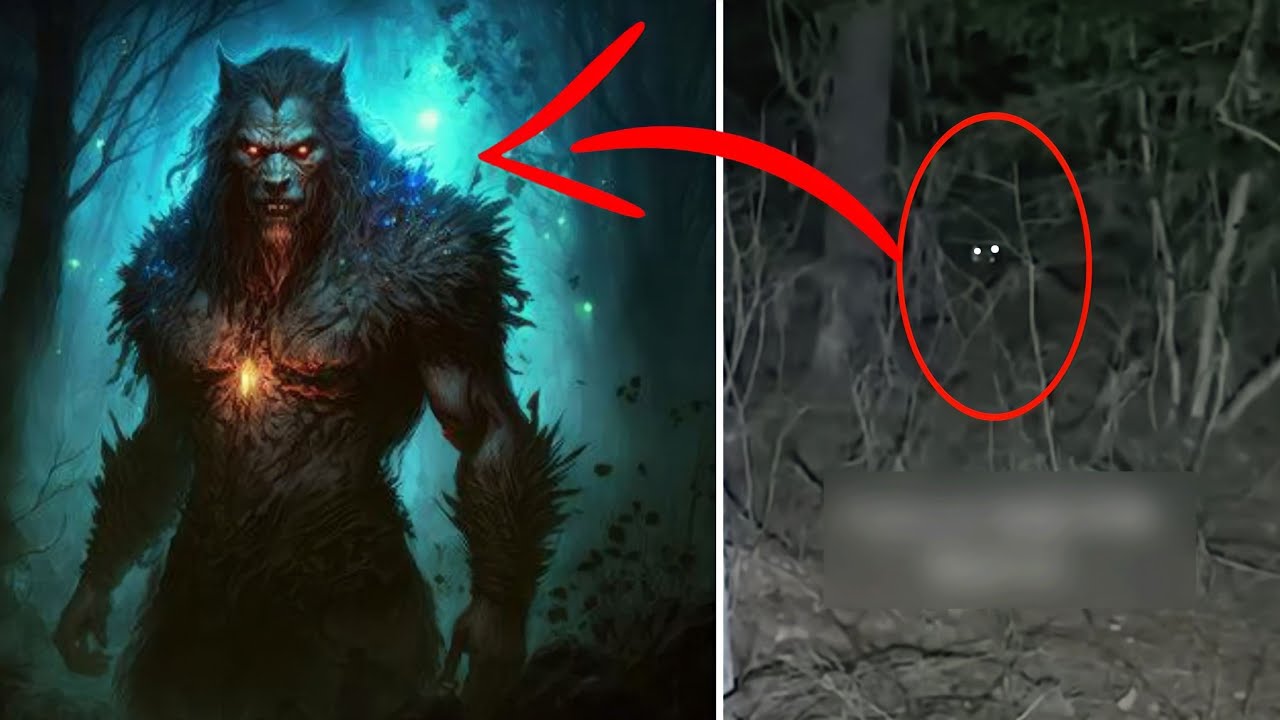 कैमरे मे कैद असली भेड़िया मानव | real werewolf |dogman |caught on tape ...